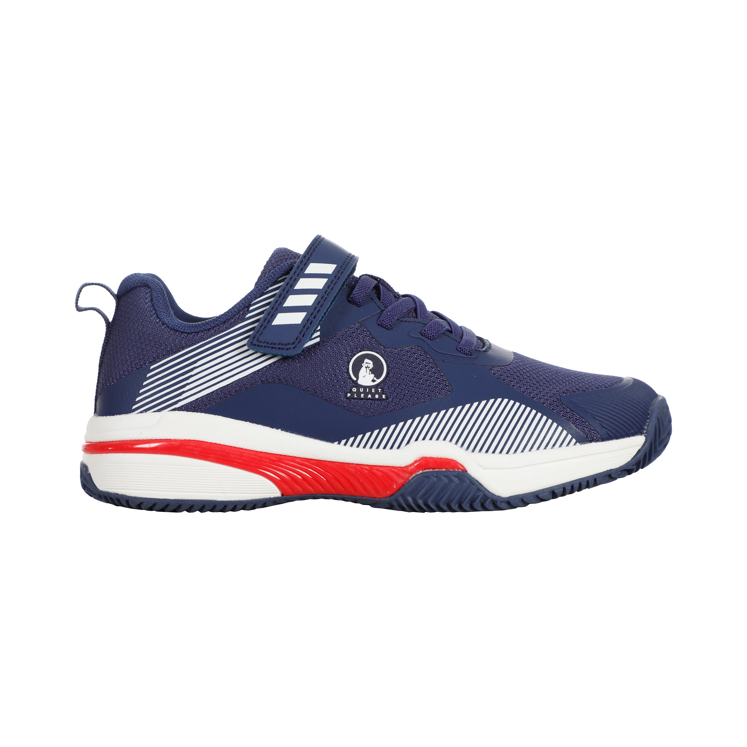 Match Velcro Clay Chaussure Terre Battue Enfants-Bleu,Rouge – Tennis-Point